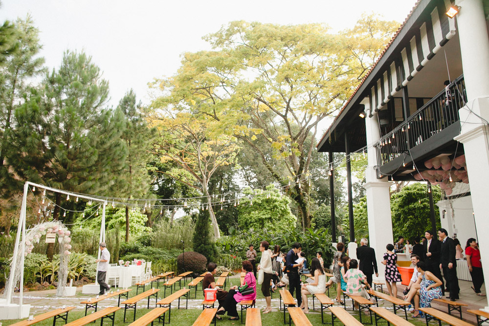 Burkhill Hall Botanical Gardens Outdoor Vintage Wedding